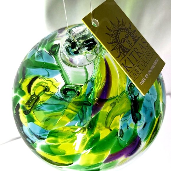 Kitras | Accents | Kitras Art Glass Tree Of Enchantment Spring Hand ...
